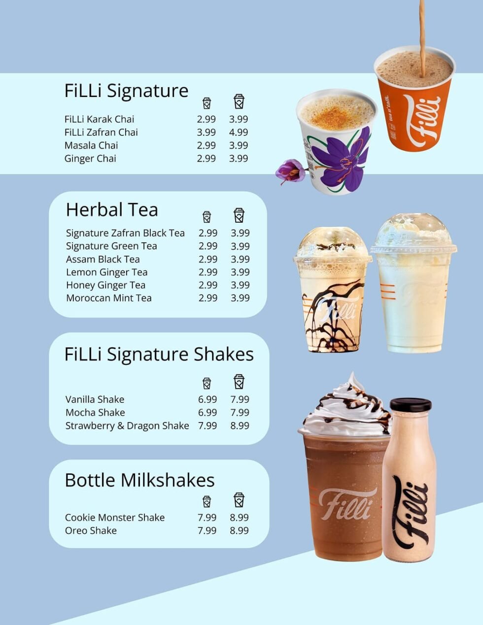 FiLLi Chicago Menu | Explore Our Delicious Offerings